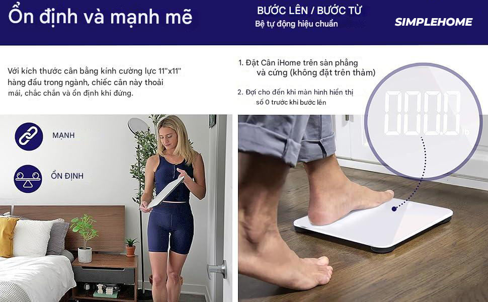 Cách Sử Dụng Cân Điện Tử Simplehome Đúng Cách