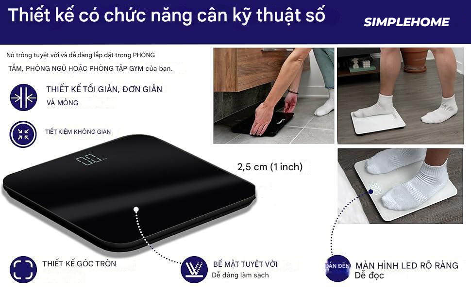 Cách Sử Dụng Cân Điện Tử Simplehome Đúng Cách